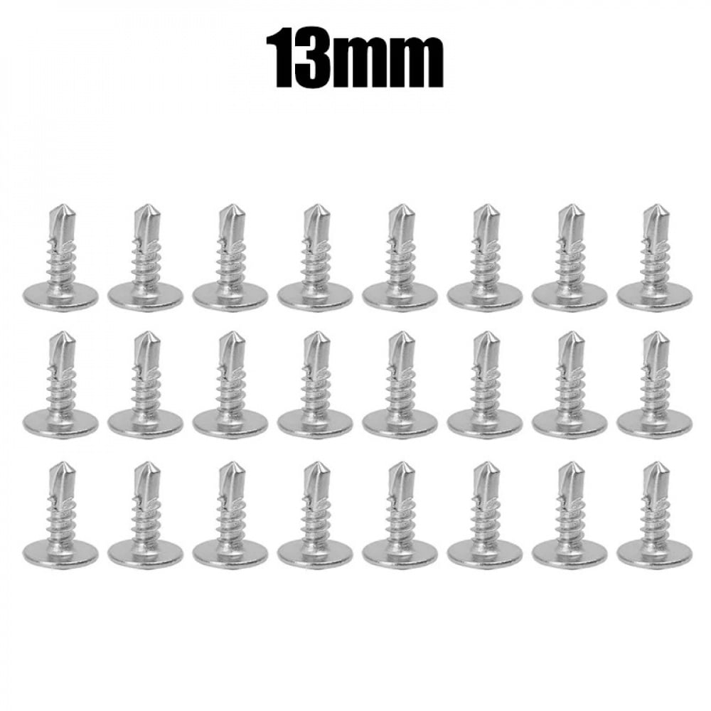 20/200pcs Truss Head Sheet Metal Screws Stainless Steel Self Tapping ...