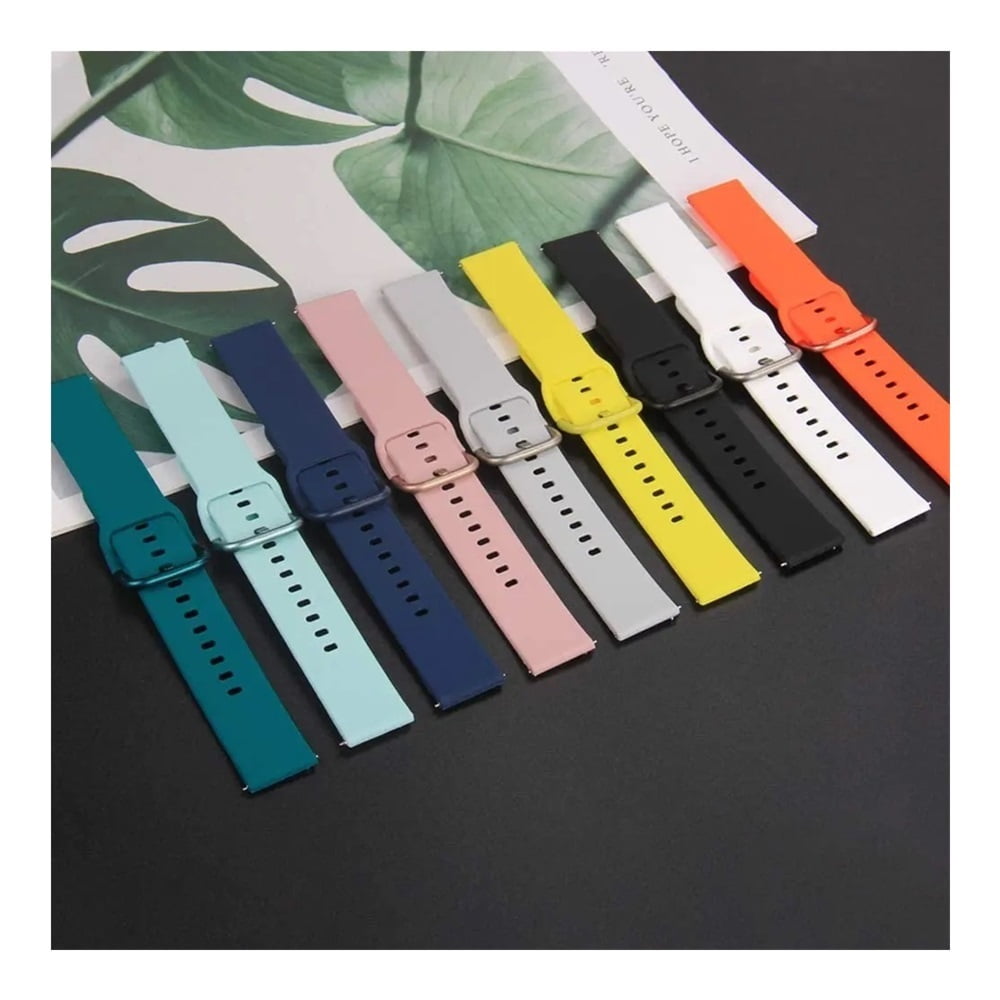 20 22mm Silicone Bracelet for Amazfit bip/GTS 4/2/2e/Mini/GTR 4 42mm ...