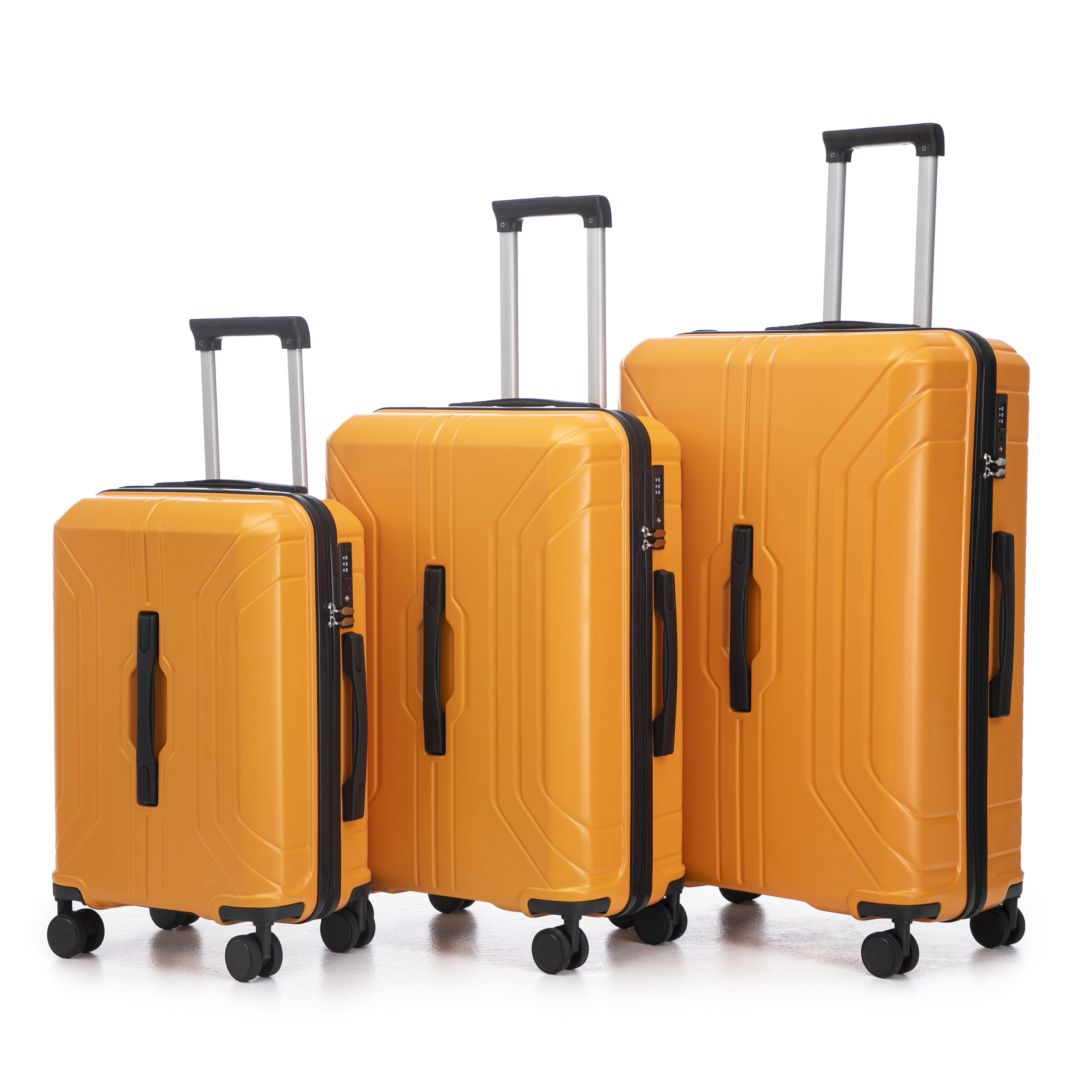 20"/24"/28" 3 pcs/set in ABS Spinner Wheel Luggage, Carry on Suitcase ...