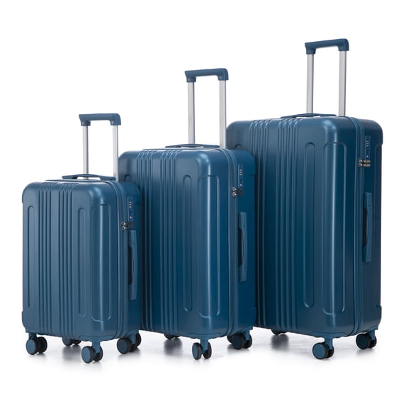 20"/24"/28" 3 pcs/set in ABS Spinner Wheel Luggage, Carry on Suitcase ...