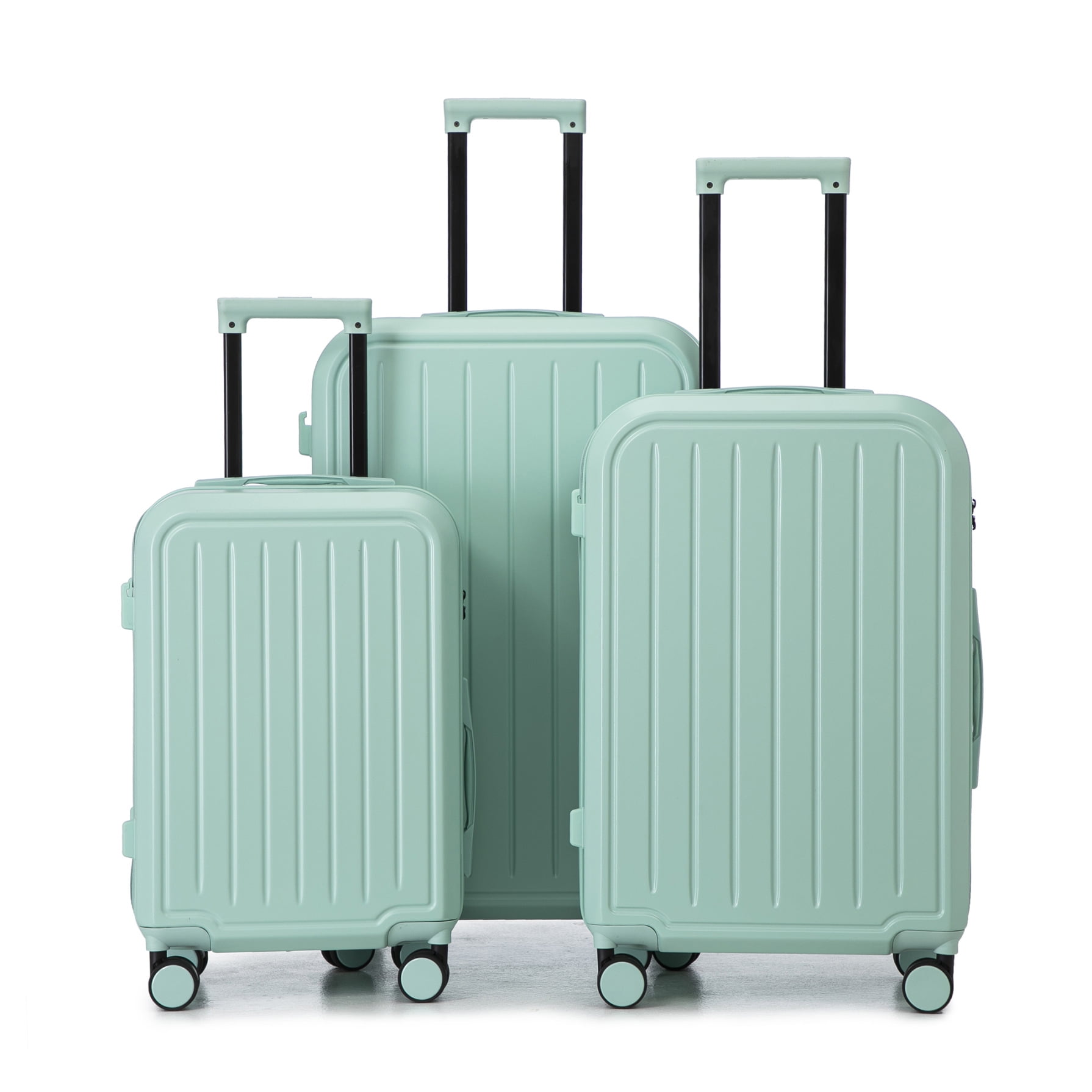 20/24/28 in ABS Spinner Wheel Luggage with 3-step Adjustable Telescopic ...