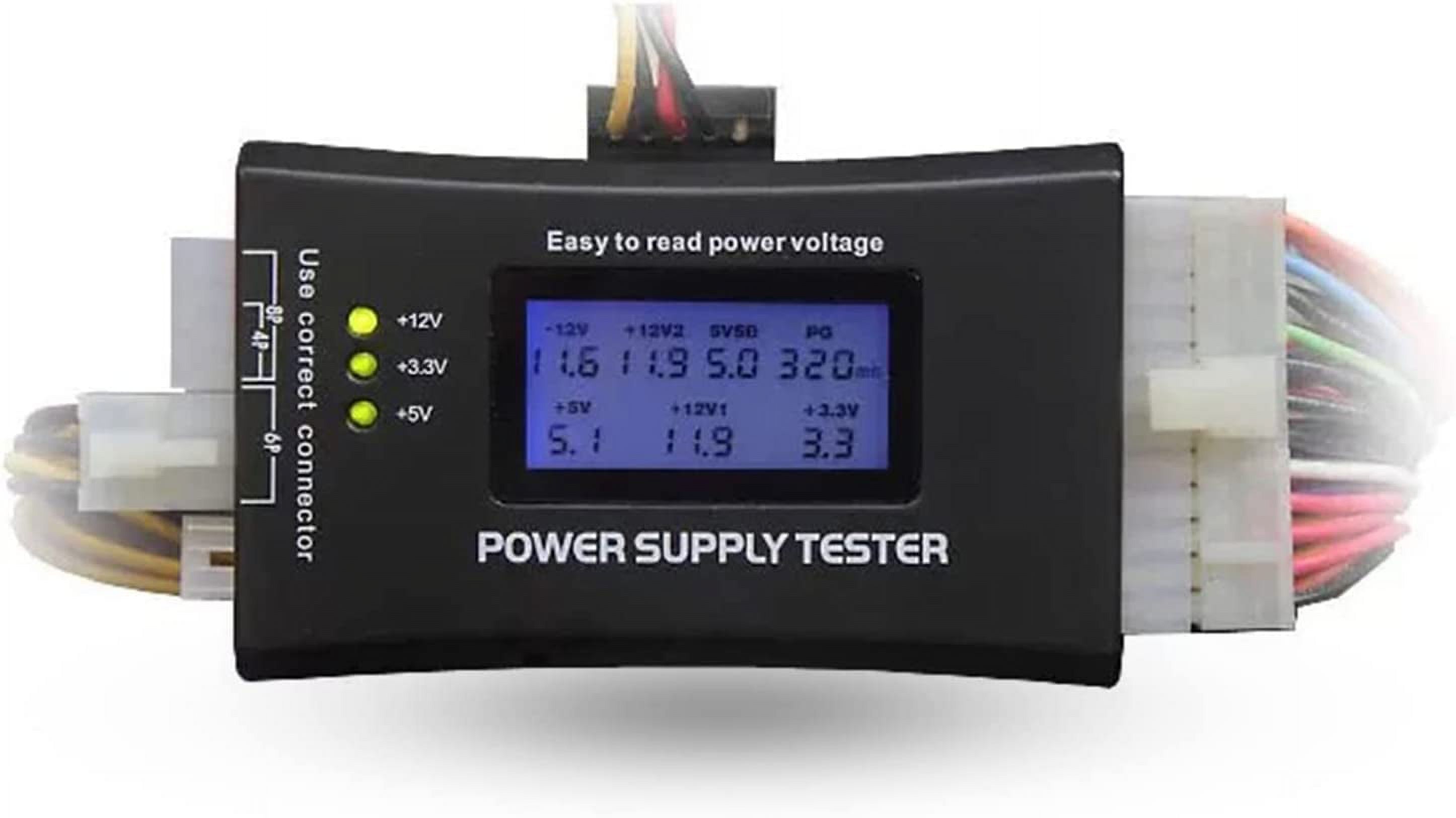 Ram Tester LCD Power Supply Tester For ATX, ITX, BTX, PCI-E, SATA, HDD ...