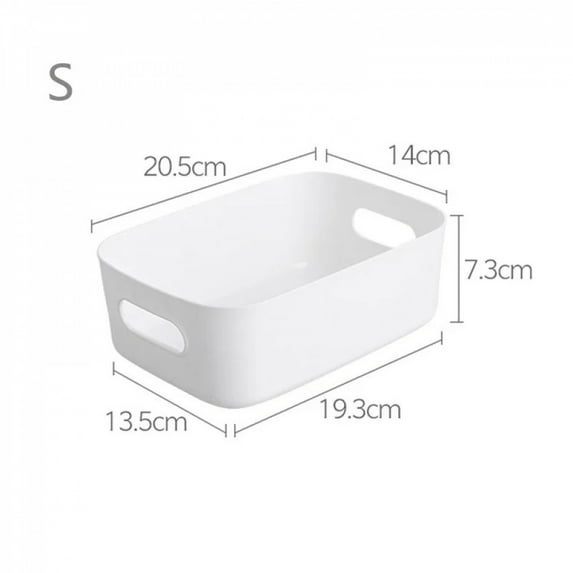 20/25/30cm Desktop Storage Box Dormitory Sundries Plastic Cosmetic ...