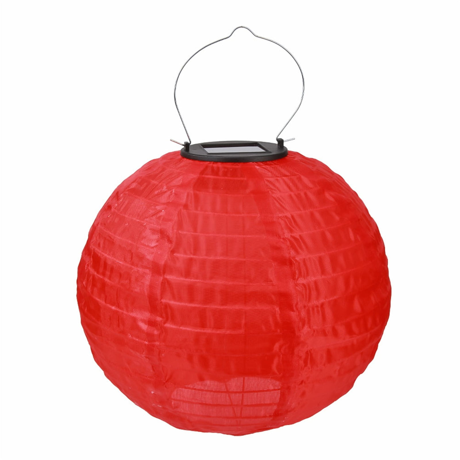 20/25/30cm LED Solar Lantern Lamp Outdoor Festival Party Decor Hanging Light Chinese Paper Ball ...