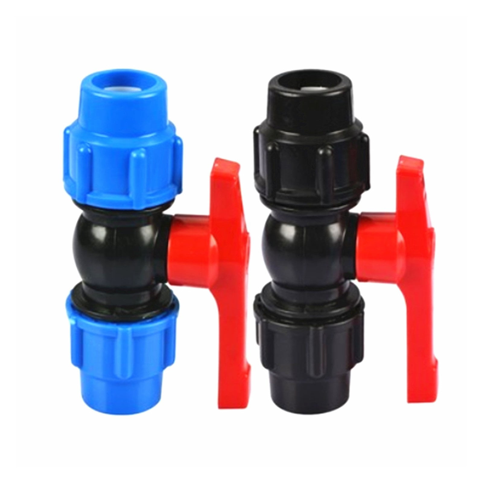 20/25/32/40/50/63mm Plastic Water Pipe Quick Valve Connector PE Tube ...
