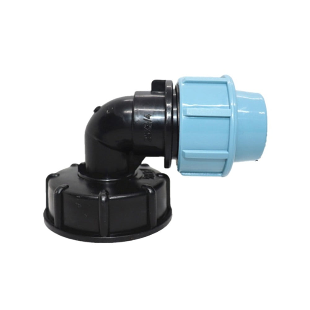 20/25/32mm Garden Pipe Elbow Outlet Connector Water Splitter IBC Tank ...