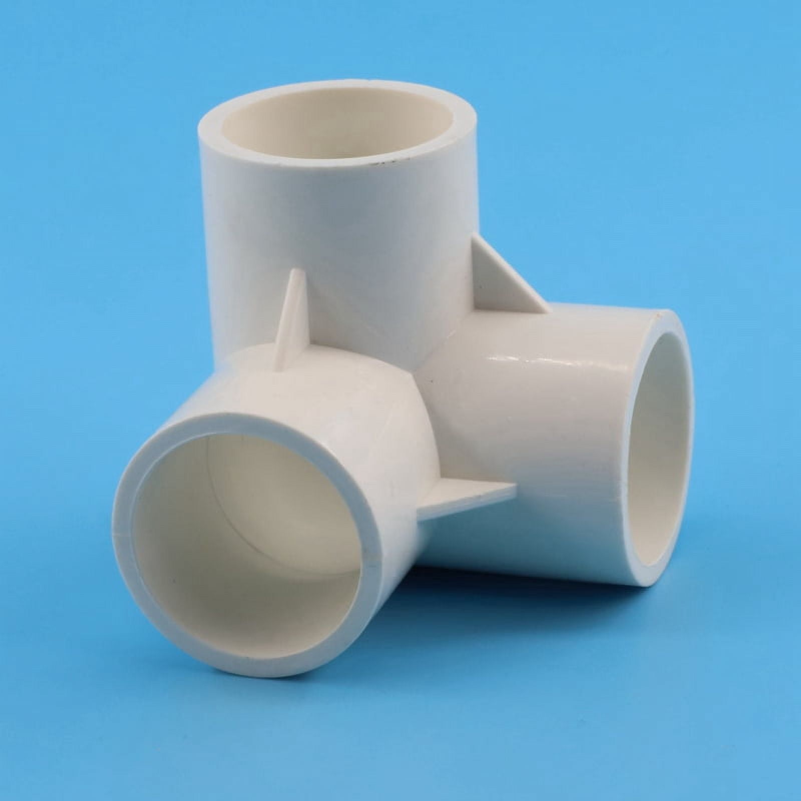 20/25/32mm White PVC Pipe Fittings Straight Elbow Tee Cross Connector ...