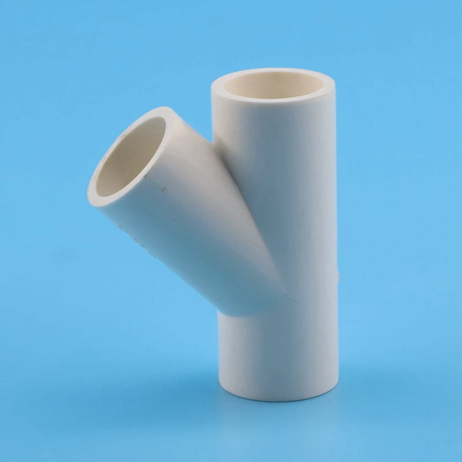 20/25/32mm White PVC Pipe Fittings Straight Elbow Tee Cross Connector ...
