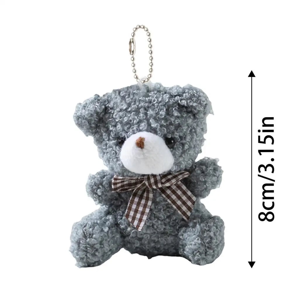 Keychain Charm Bear Decorative Plush Bag Pendant Decorative Backpack ...