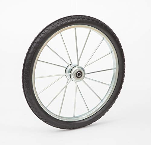 20" to 26" Flat Free Wheel | Heavy Duty Metal Spoke Wheels | 3" Hub, 5/ ...