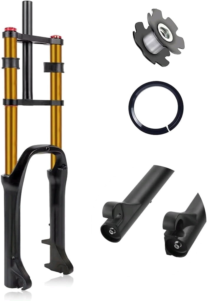 20/26 inch Air Bike Suspension Fork 4.0 Fat Tire eBike Front Forks ...
