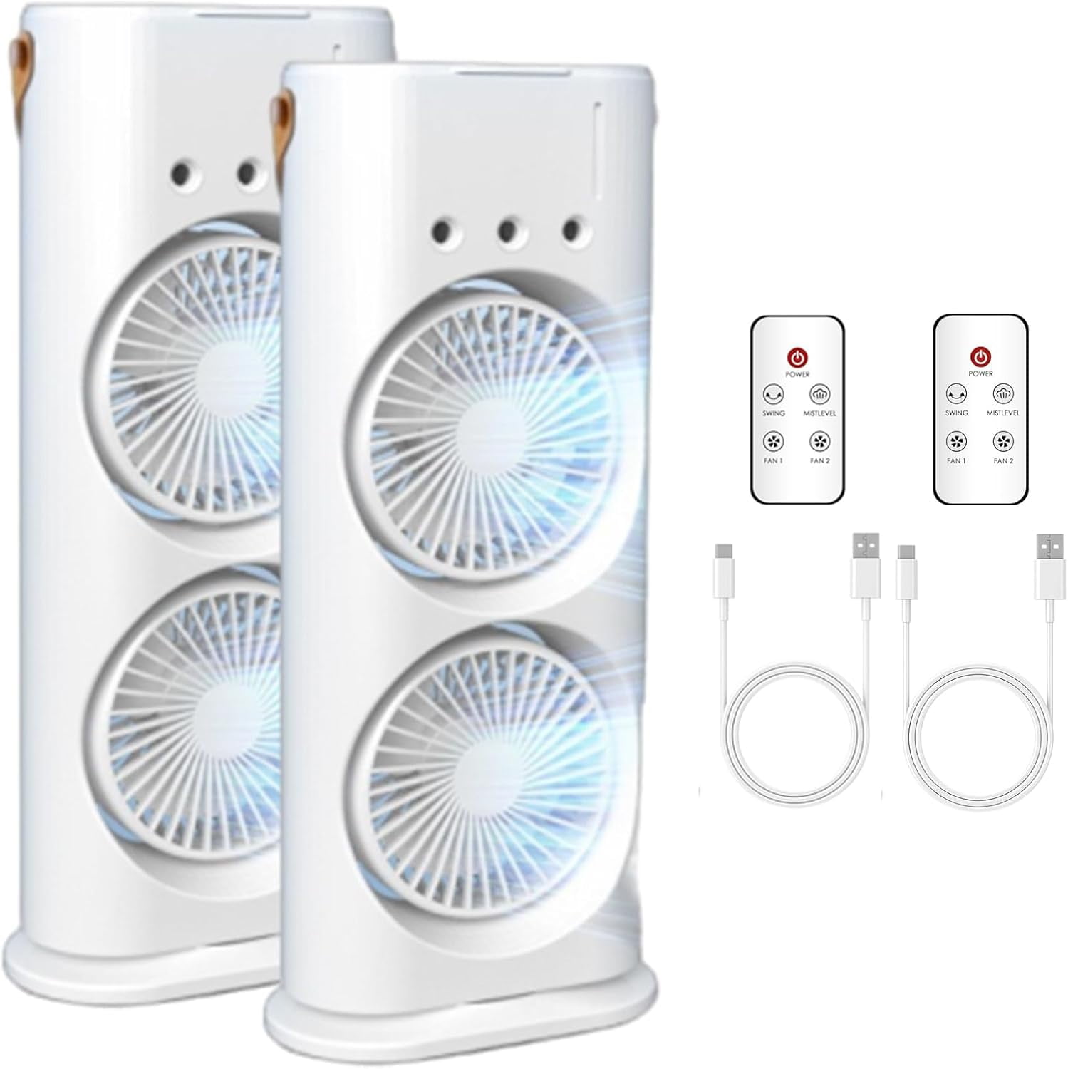 20.29 Fl Oz Double-Ended Spray Fans, Portable Misting Fan, Mist Cooling ...