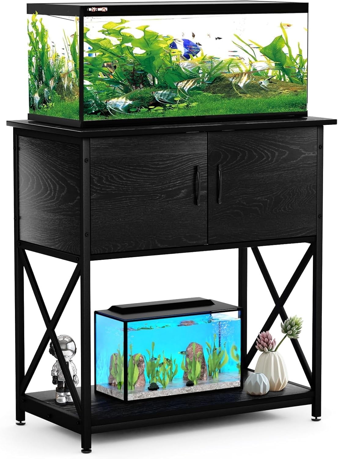20-29 Gallon Aquarium Stand, Metal Stand Fish Tank Rack with ...