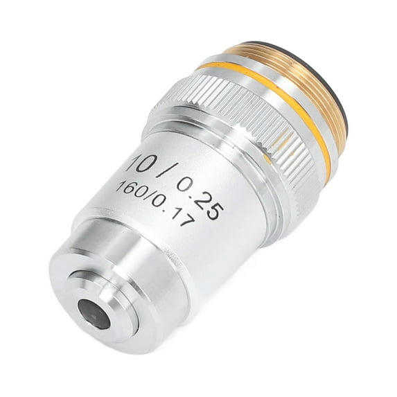 20.2mm RMS 10X Achromatic Objective, Clear, High,Power Microscope Lens ...