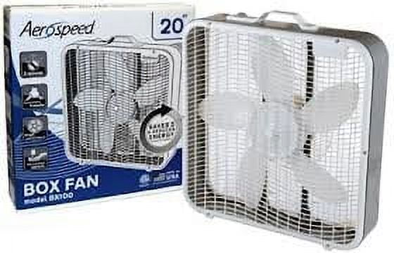 20" 3 Speed Box Fan - Walmart.com