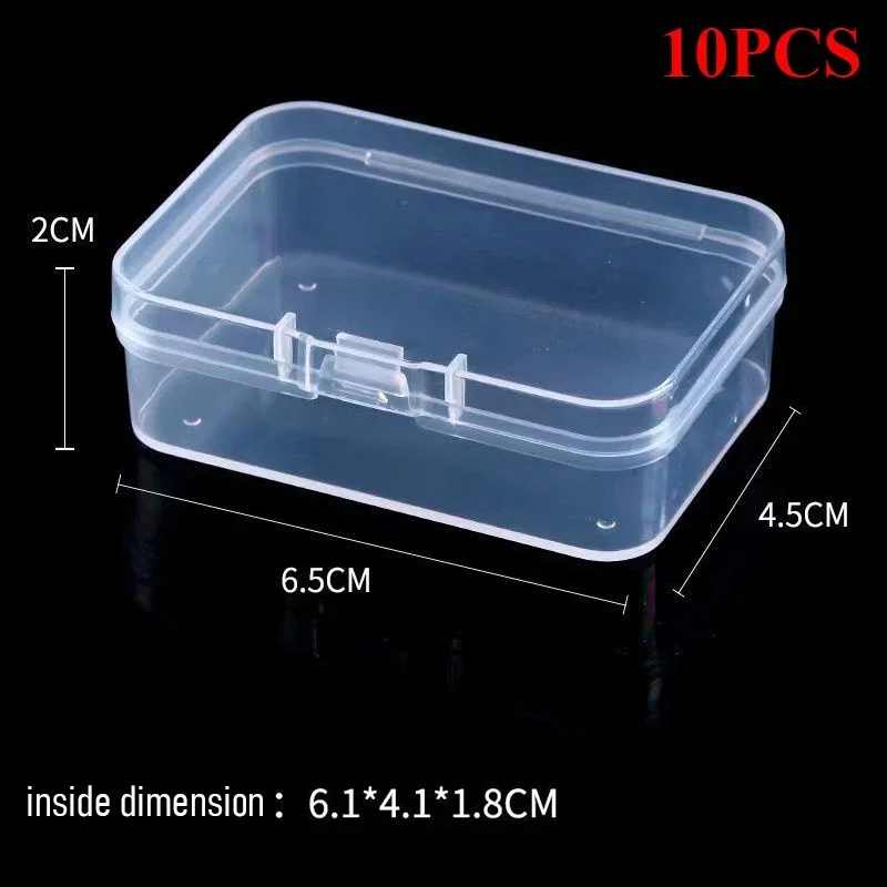20/30/50PCS Rectangular Storage Box with Lid Small Container Card ...