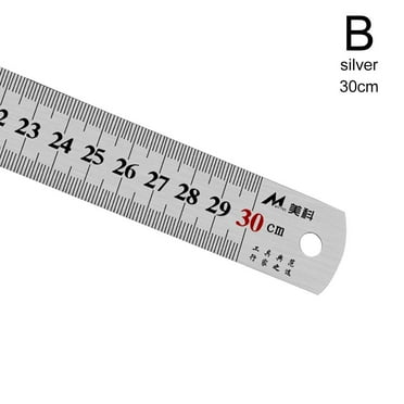 General Tools 1201ME 12-Inch Flex Precision Stainless Steel Rule ...