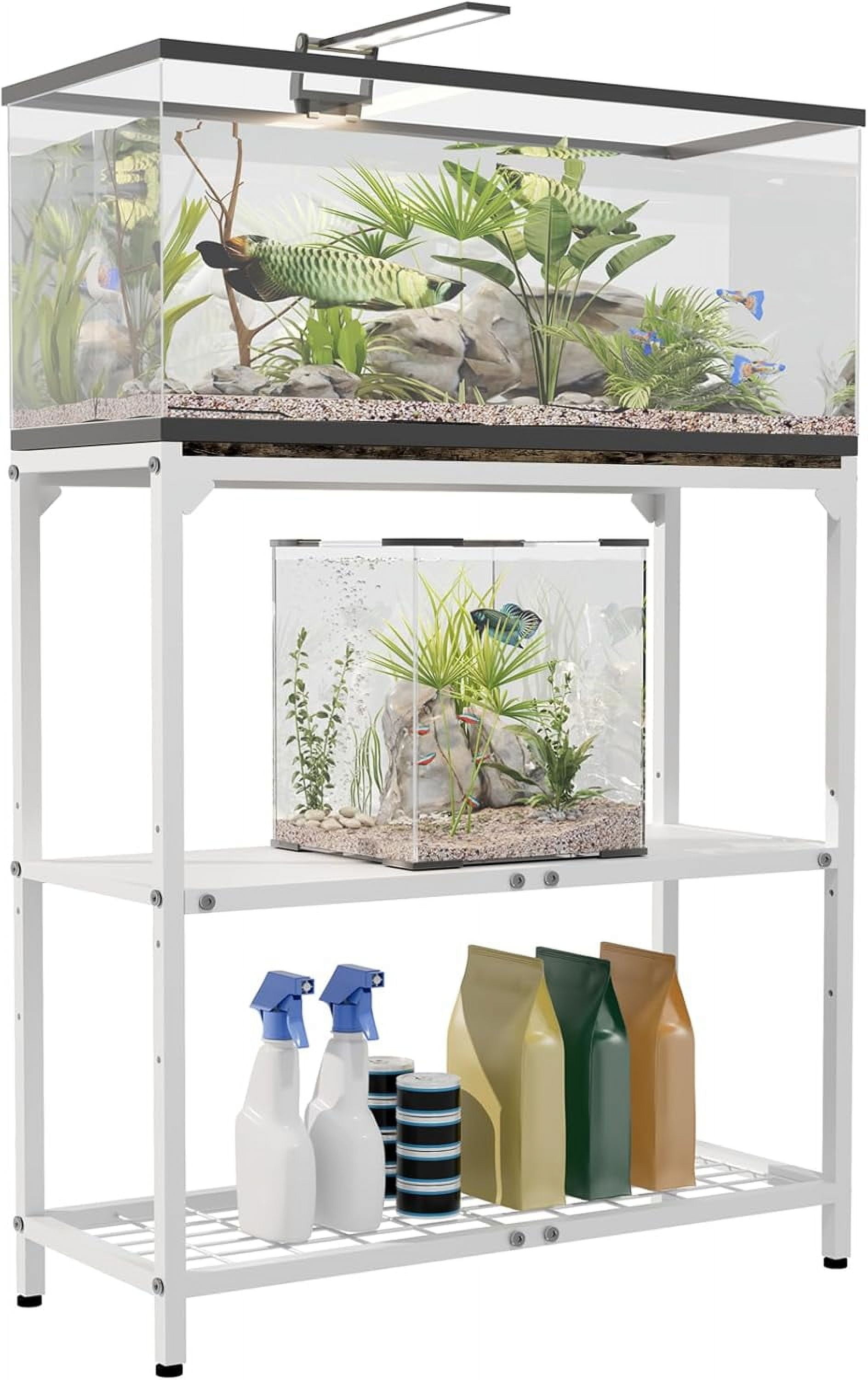 20-30 Gallon Aquarium Stand, Fish Tank Stand with Adjustable 3-Tier ...