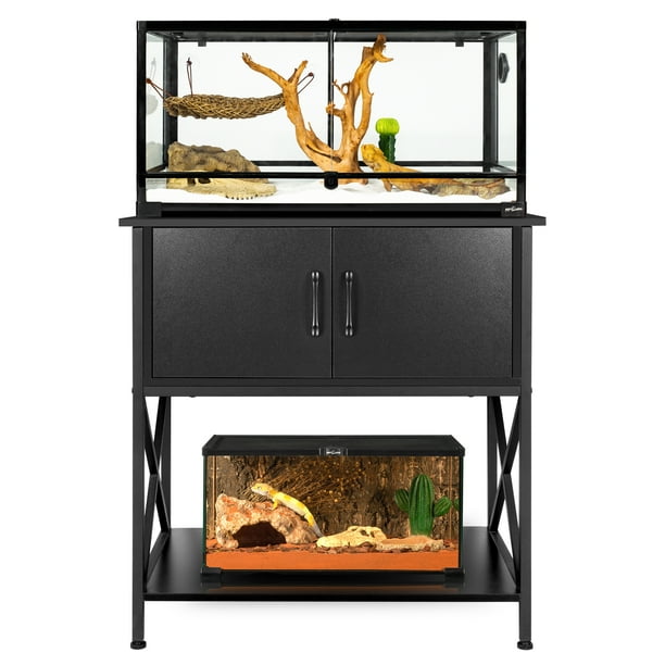 20-30 Gallon Aquarium Stand, Fish Tank Stand with Cabinet Storage for ...