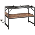 20-30 Gallon Fish Tank Stand with Power Outlets,Aquarium Stand with 2 ...