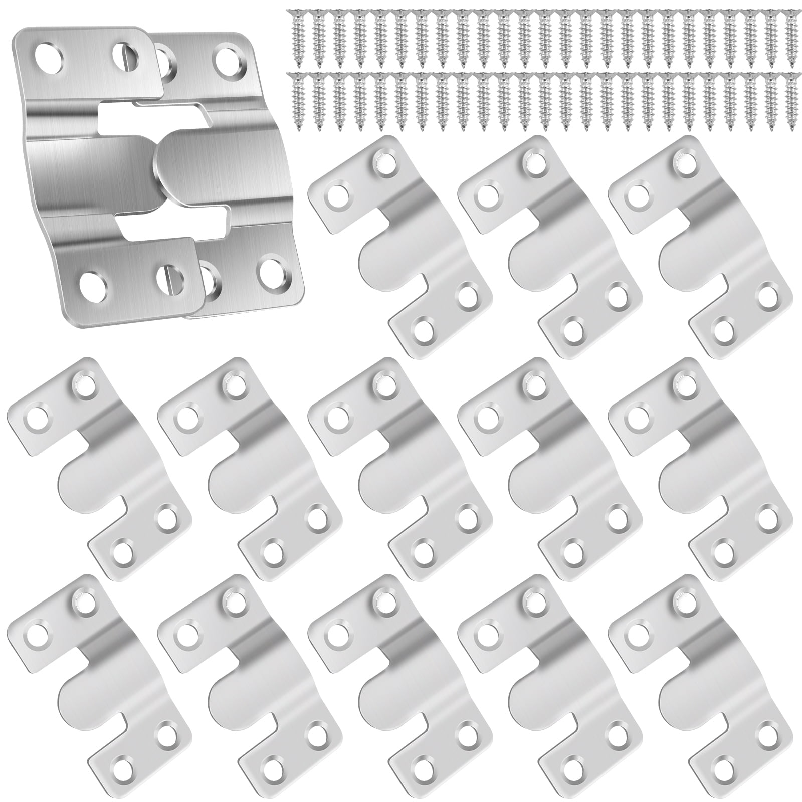 20/30Pcs French Cleat Hanger Stainless Steel Interlocking Picture ...