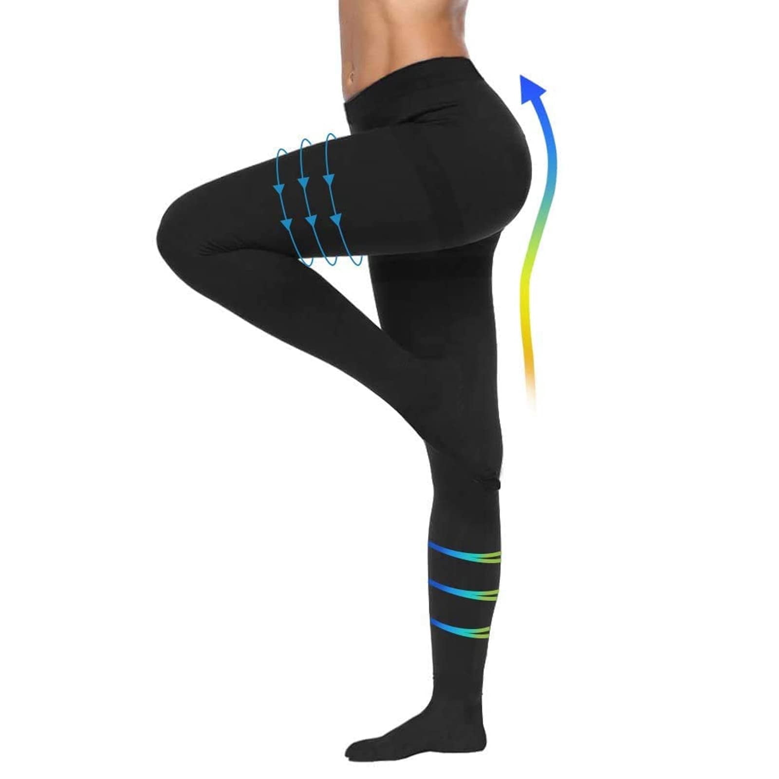 20-30mmHg Compression Pantyhose for Women,Medical Compression Stockings ...