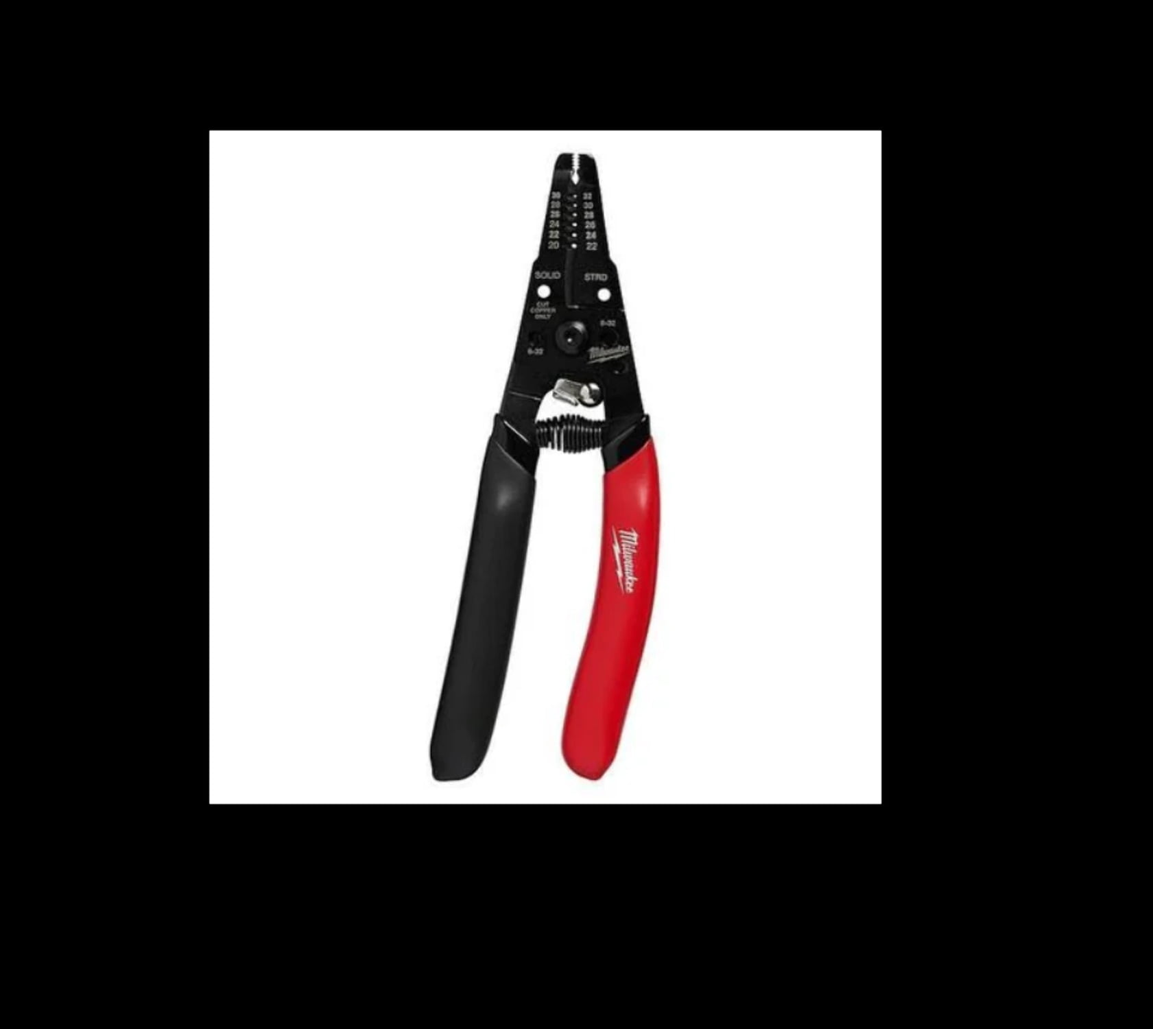 Milwaukee Tool 20-32 AWG Low Voltage Dipped Grip Wire Stripper & Cutter ...