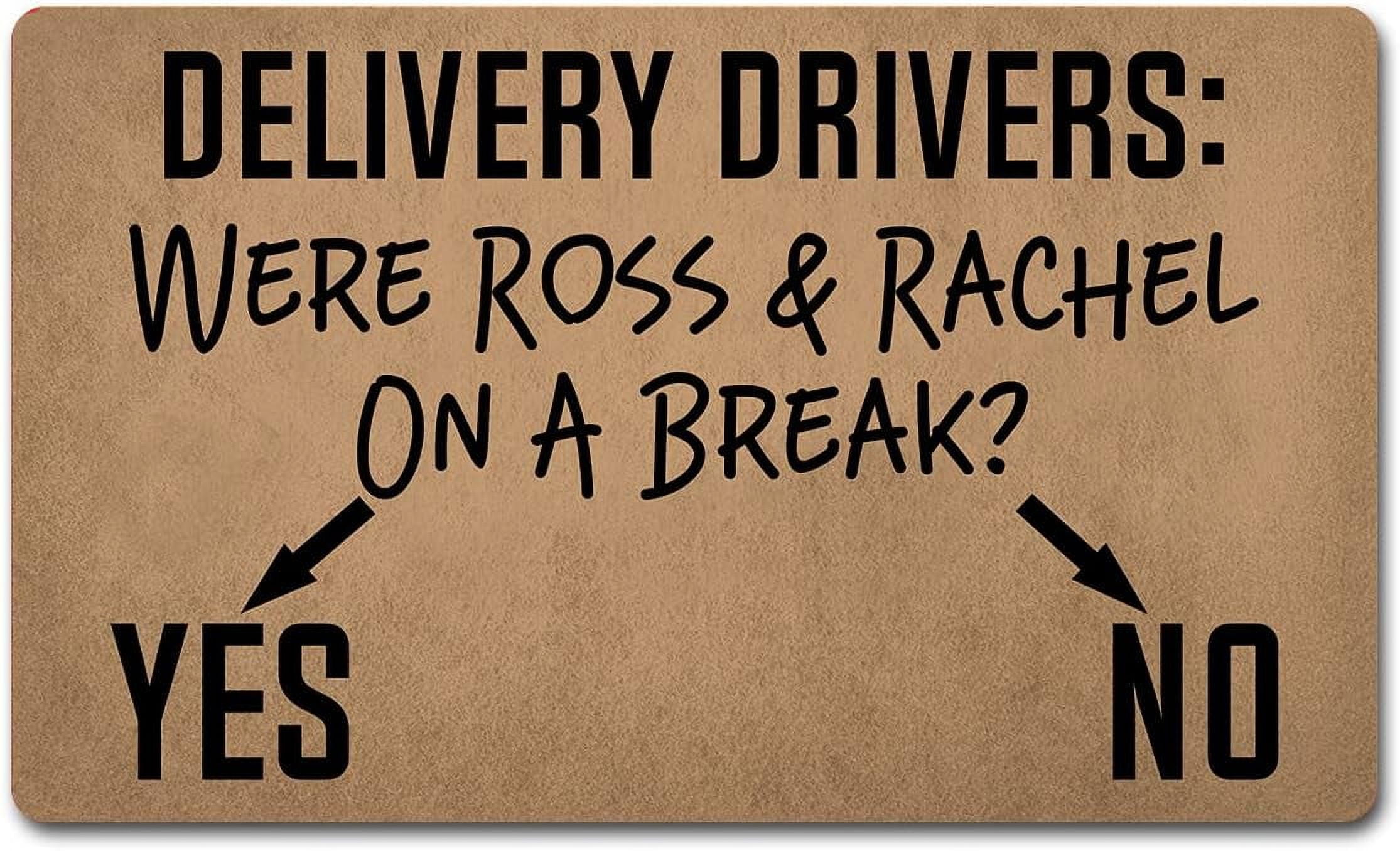 20*32inches Front Porch Rugs With Rubber Back Were Ross & Rachel On A ...