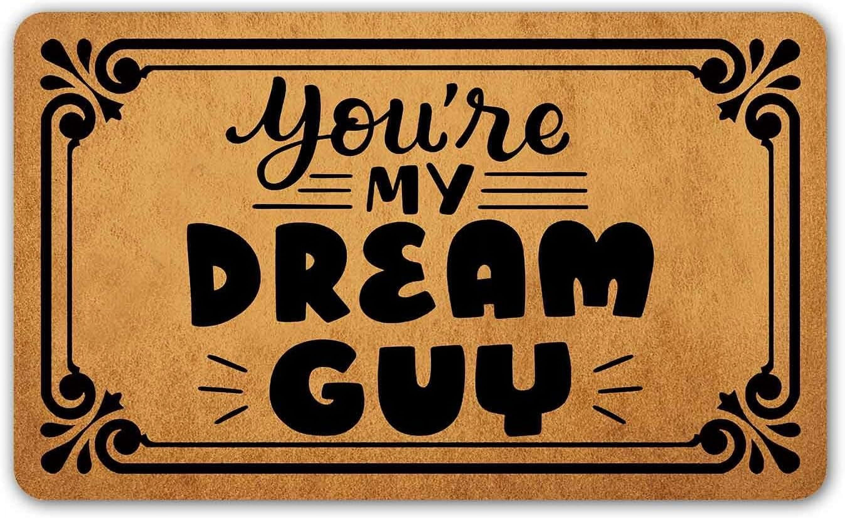 20*32inches Home Decor Rugs Welcome Mat with Rubber Back You're My ...