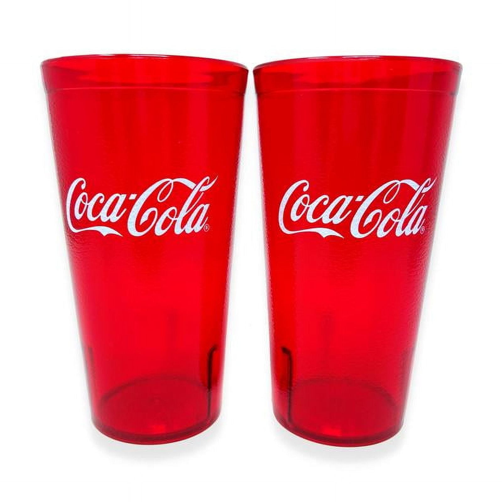 20-32oz Restaurant Grade Red-Blue Coca Cola-Pepsi Heavy-Duty Plastic ...