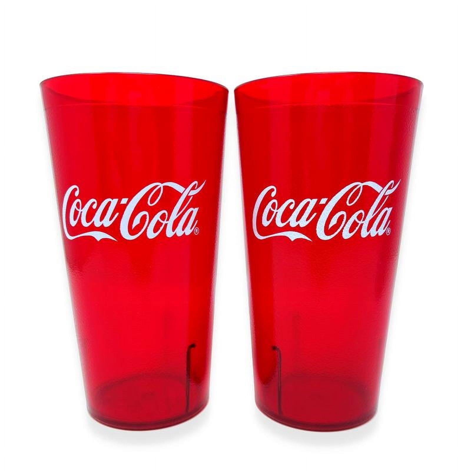 20-32oz Restaurant Grade Red-Blue Coca Cola-Pepsi Heavy-Duty Plastic ...