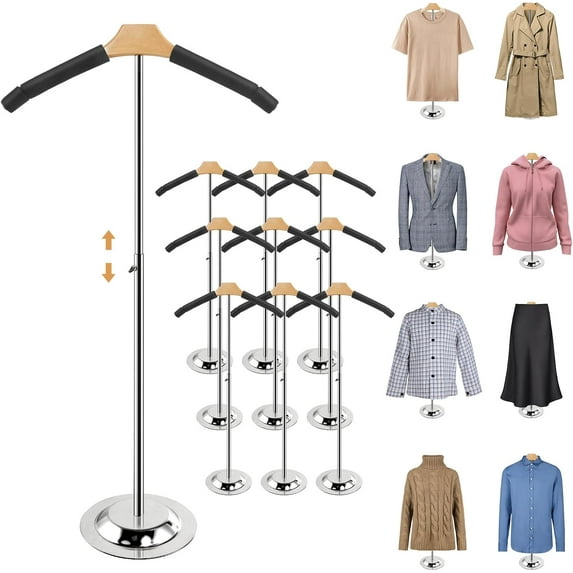 20-35 Inch Height Adjustable Shirt Display Stand, T Shirt Display Stand ...