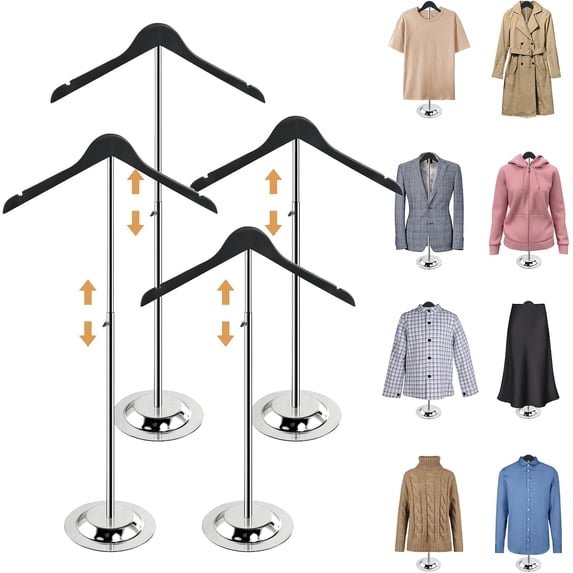 20-35 Inch Height Adjustable Shirt Display Stand, T Shirt Display Stand ...
