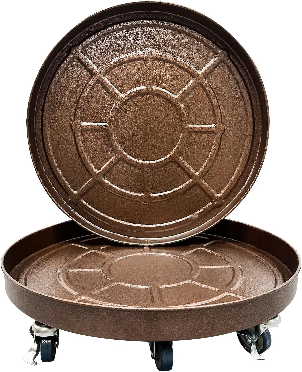 20" 3Pack Metal Plant Caddy with Wheels - Durable & Heavy Duty, Plant ...