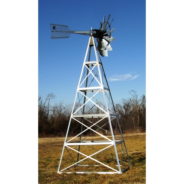 Outdoor Water Solutions 20' 4 Legged Windmill Aeration System - Walmart ...