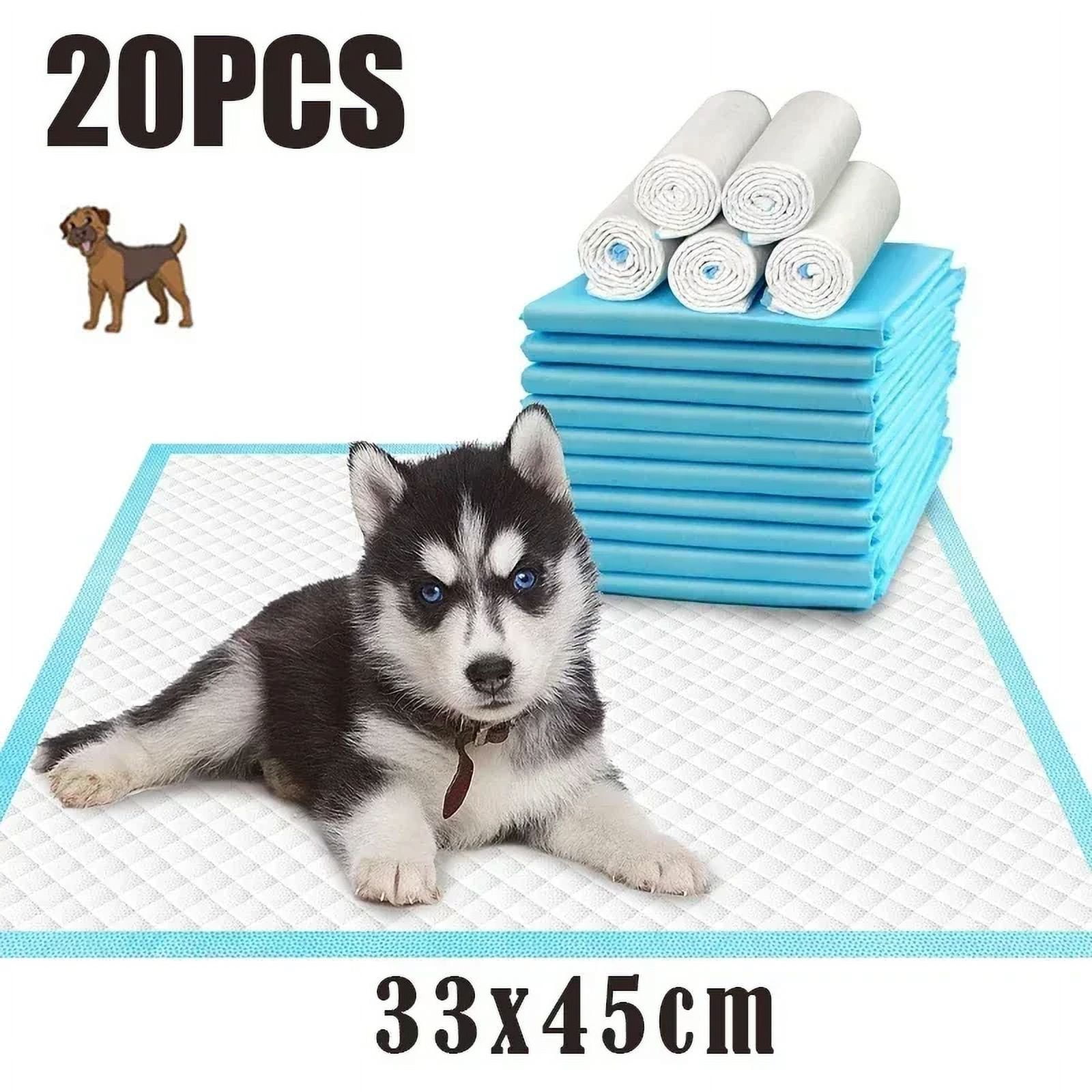 20/40/50/100-Pack Ultra Absorbent Pet Diaper Pads for Dogs &Cats Odor ...