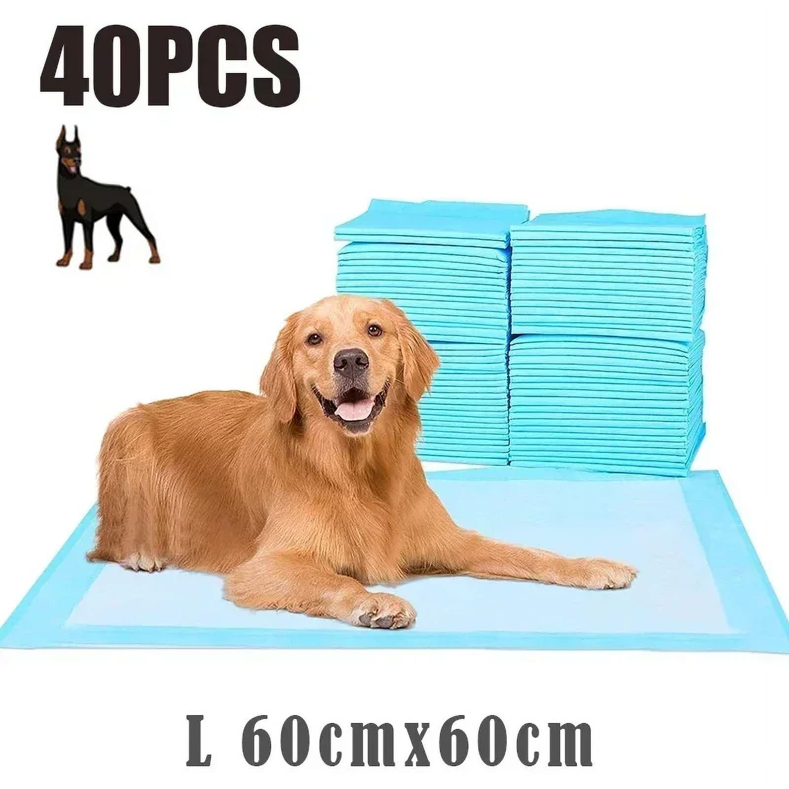 20/40/50/100-Pack Ultra Absorbent Pet Diaper Pads for Dogs &Cats Odor ...