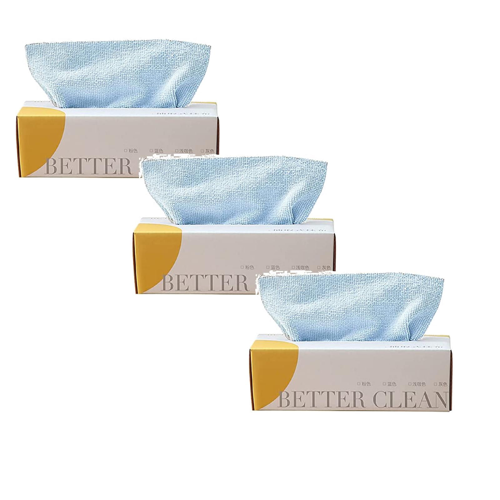 20/40/60/80PCS Reusable Cleaning Wipes Super Absorbent Kitchen Heavy ...