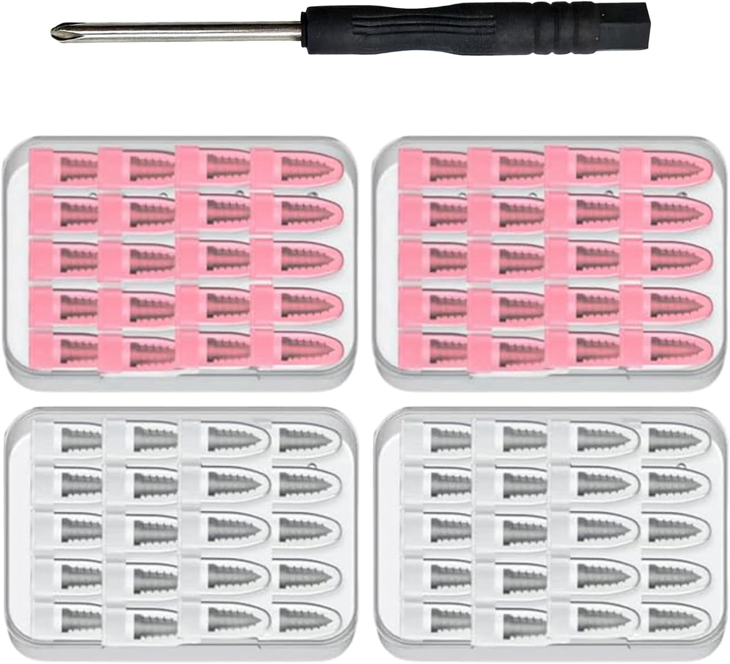 20/40/80 PCS Repair Rubber Nails Kit with 2 Sizes, Repair Screw in ...