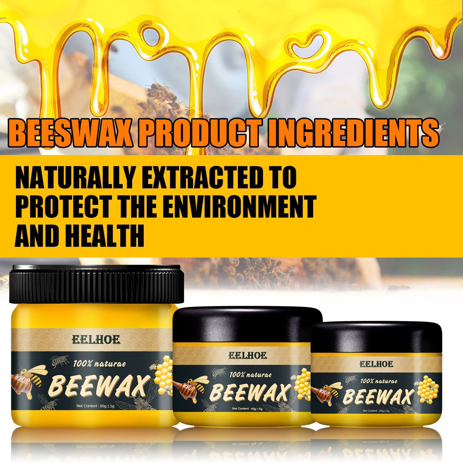20/40/80G Repair Beeswax Decontamination Nourishment Refurbish Prevent ...
