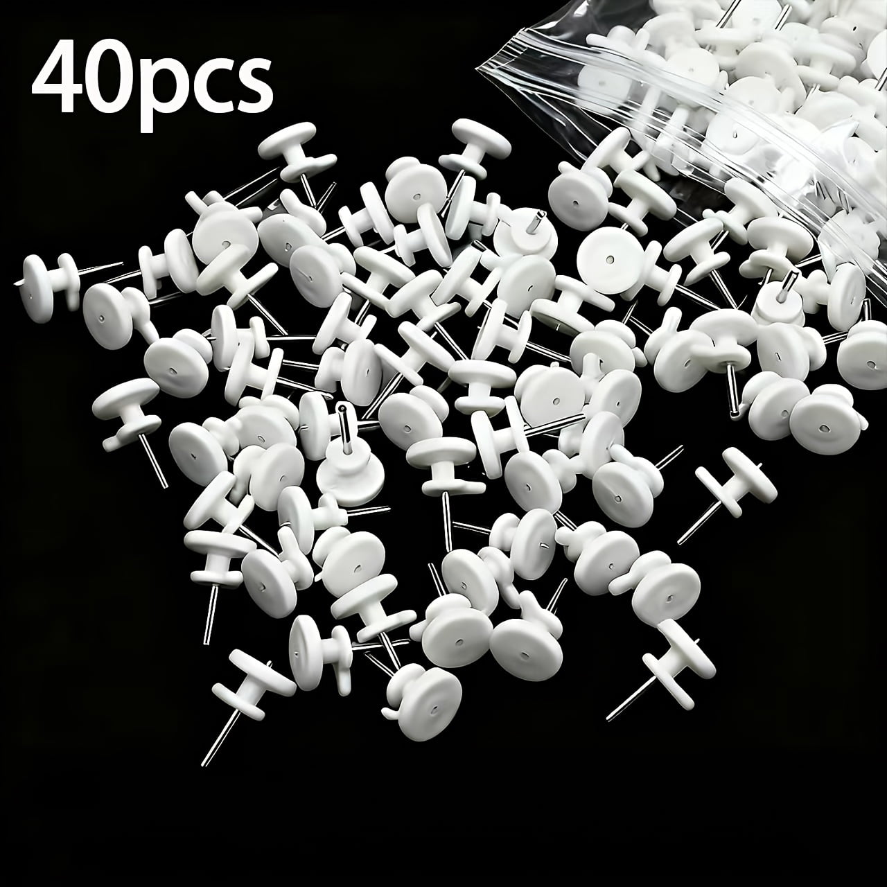20/40 Pack Super Strong Invisible Wall Hooks for Hanging Photos-No ...