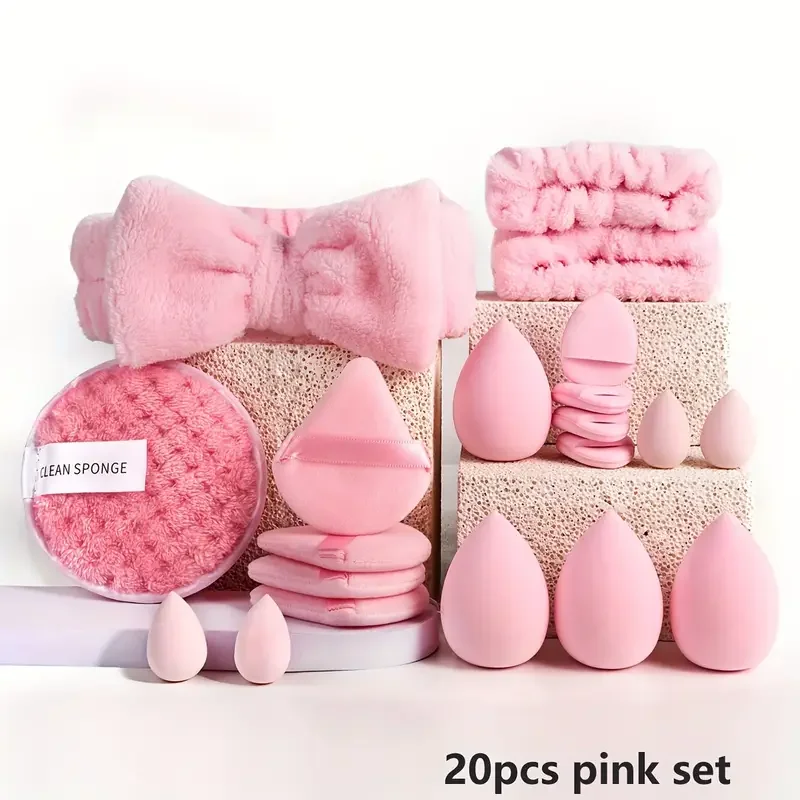 20/40 Pink Makeup kit Complete Makeup Brush Set, Big set includes Soft ...