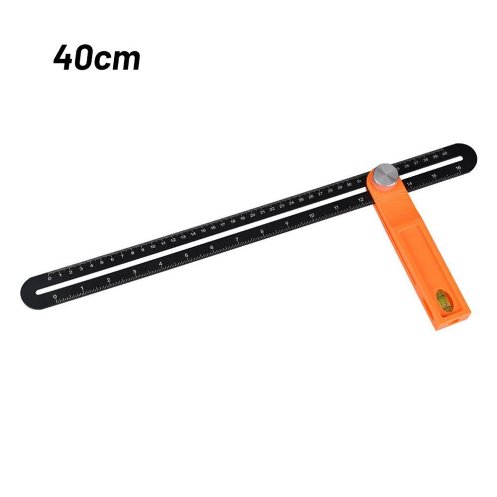 20/40cm Angle Ruler Gauges Tri Square Sliding T-Bevel Level Ruler ...