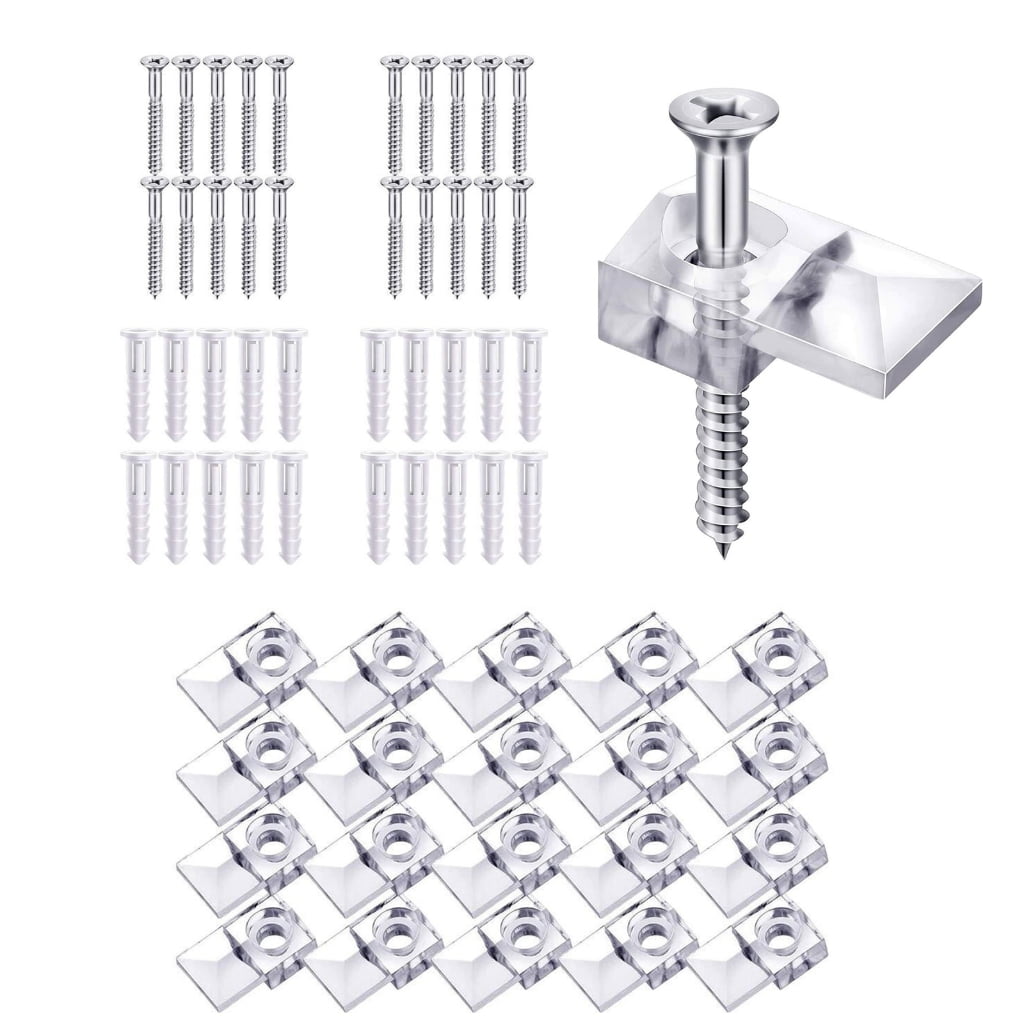 20/40Piece Sturdy Clip Stability and Holder Clips Hanging Hardware ...