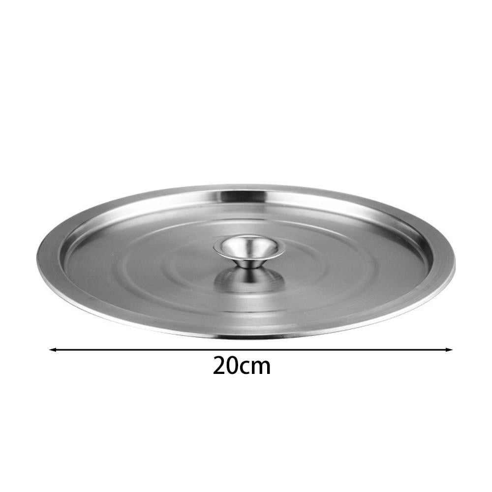 20-40cm Stainless Steel Pot Lids Universal Cookware Lid Reusable Frying ...