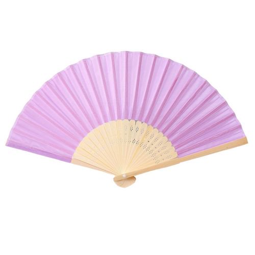 20/40pcs Personalized Fan Screen-printing Silk Hand Fan Wedding Fold ...