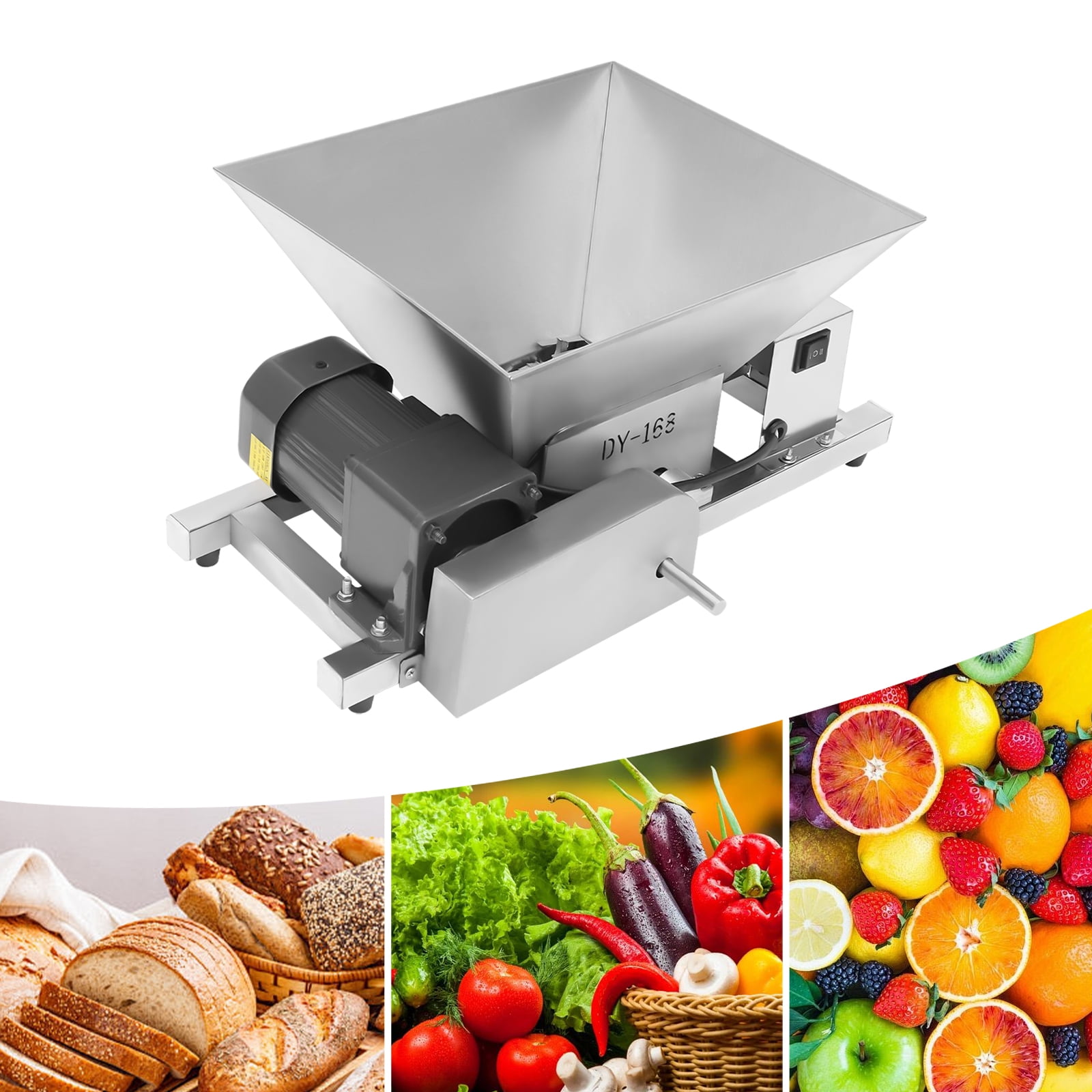 20.47*11.81*14.96in 4L Electric Brown Sugar Crushing Machine Fruit ...