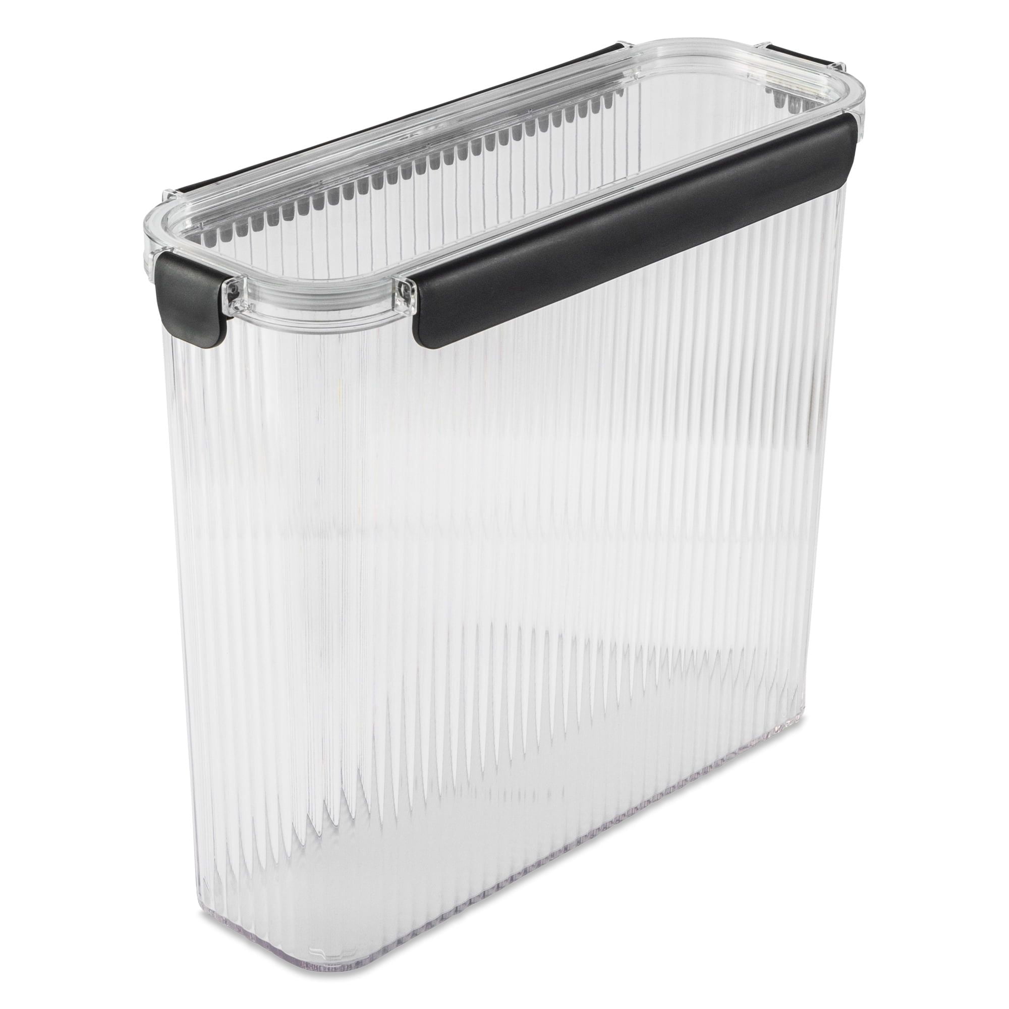 20.5 Cup Plastic Pantry Storage Container, Clear - Walmart.com