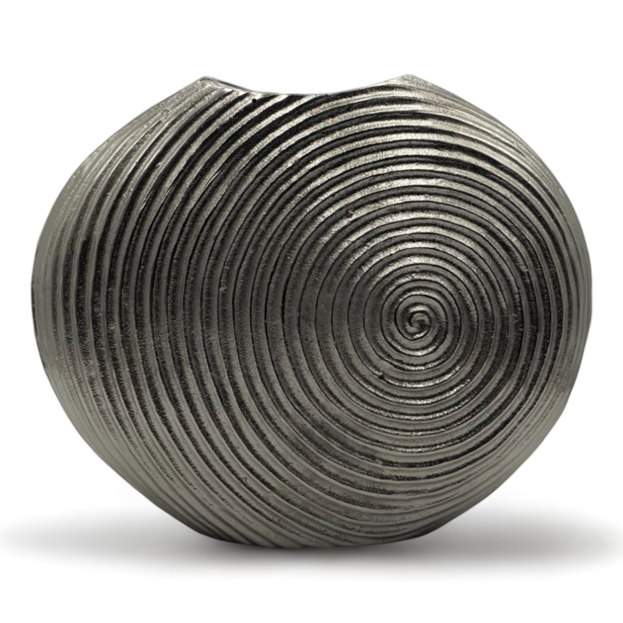 20.5 inch Nickel Decorative Metal Flower Vase by 90210 Kitchen and Bath ...