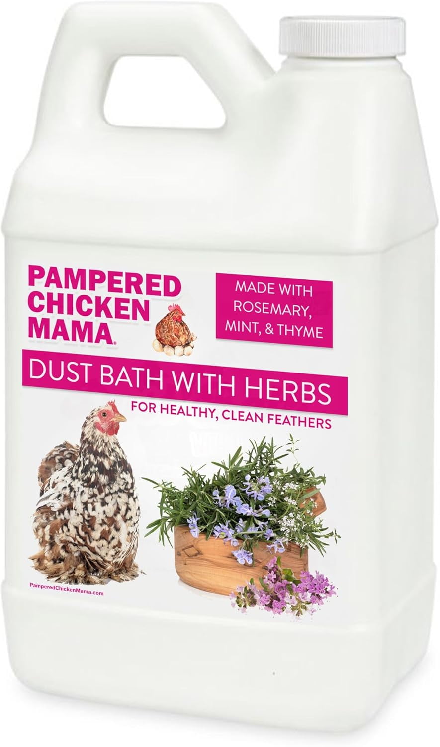 20.5 lb Pampered Chicken Mama Dust Bath with Organic Herbs & Essential ...